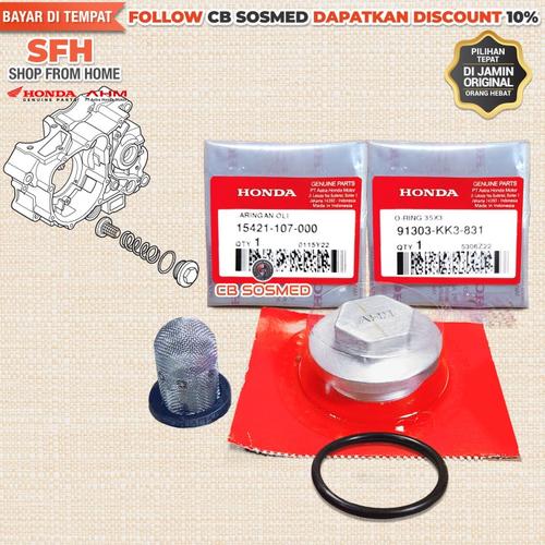 Jual Filter Oli Megapro Primus Saringan Oli MP Primus Baut Sarangan Oli ...