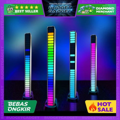 Jual PlayWave LED RGB Lampu Music Sound Control Rhythm Light 32 LED D08 ...