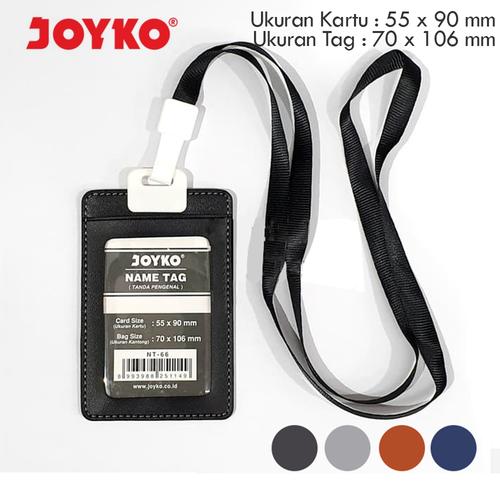Jual ID Card Holder Name Tag holder Tempat ID Card Kulit PORTRAIT JOYKO ...