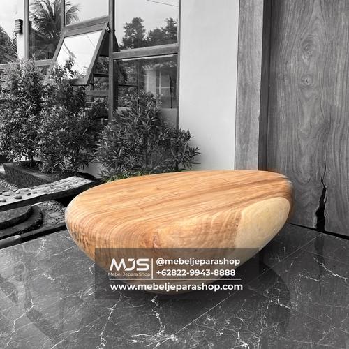 Jual Meja Coffee Table Balok Kayu Model Batu Sabun Solid Suar Trembesi ...