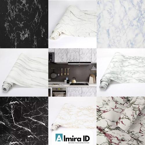 Jual Wallpaper Stiker marmer dinding meja dapur marmer marble batu ...