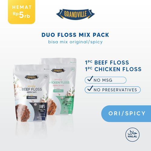 Promo [PREMIUM] Grandville Abon SAPI & AYAM Crunchy Duo Mix Pack - Kota ...