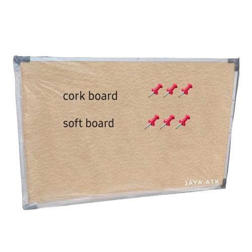 Jual PAPAN SOFT BOARD PAKU PIN 90 X 120 CM GANTUNG PAPAN MADING PIN ...