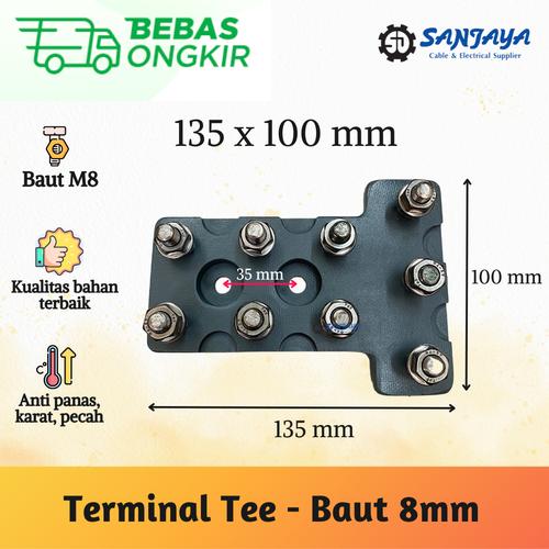 Jual Terminal T Baut 8MM Koneksi Dinamo ELEKTRO MOTOR Tee 135x100mm ...