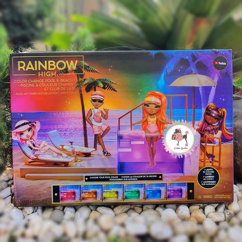 Jual Rainbow High Color Change Pool and Beach Club Playset - Kota Medan ...