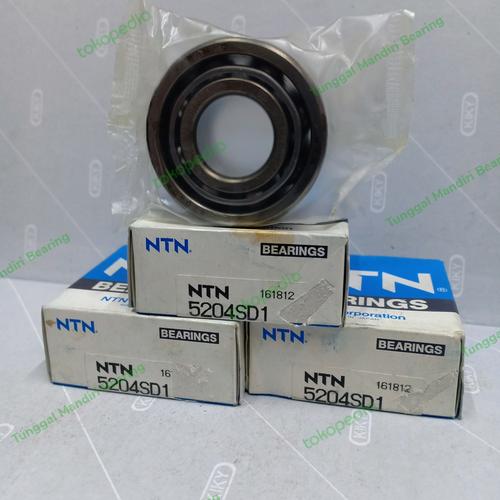 Jual DOUBLE ROW ANGULAR CONTACT BALL BEARING 5204 NTN ORIGINAL ...