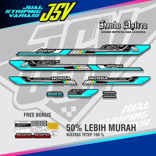 Jual Striping Stiker ASTREA HONDA GANK 04 Variasi Sticker Motor Grand ...