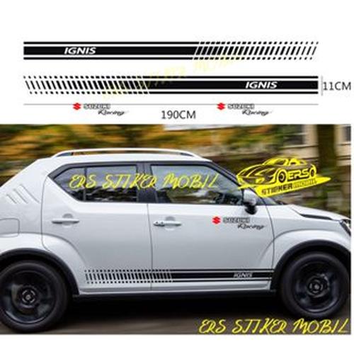 Jual STIKER MOBIL STICKER SUZUKI IGNIS BODY SAMPING CUTTING STIKER ...