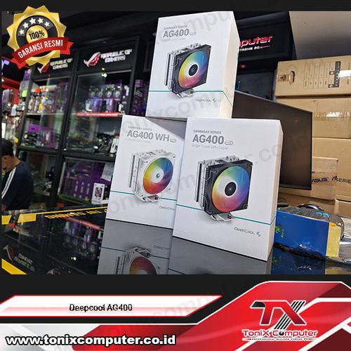 Jual Deepcool AG400 ARGB LED White ARGB CPU Cooler Intel & AMD - ARGB ...