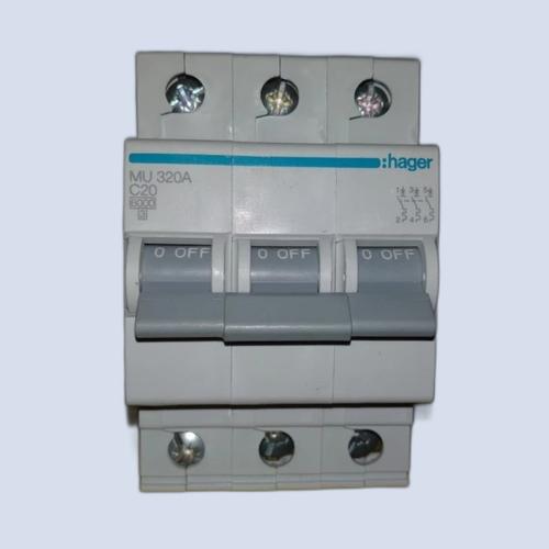Jual Mcb Hager 3 Phase 20 Ampere 6 KA. MU320 - Jakarta Barat - Budi ...