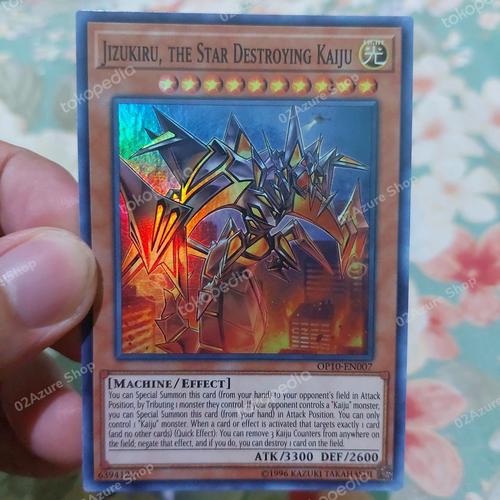 Jual Jizukiru, the Star Destroying Kaiju - Super Rare unli OP10 yugioh ...