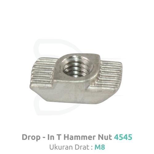 Jual T Hammer Nut M8 Drop-In Aluminium Profile 4545 - Kota Tangerang ...