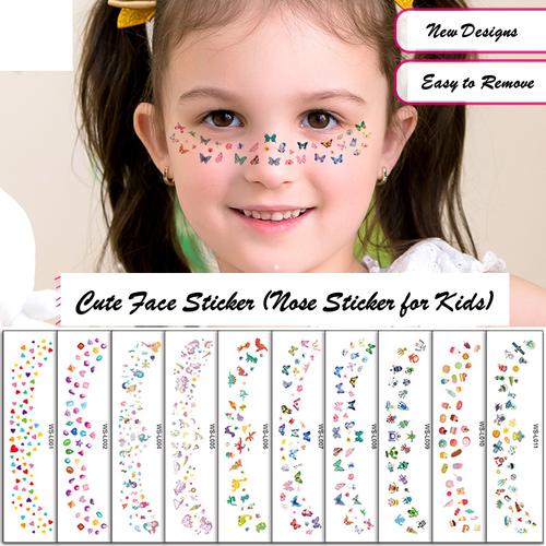 Promo Stiker Hidung Wajah Anak / Tatto Wajah Sticker Muka Nose Sticker ...