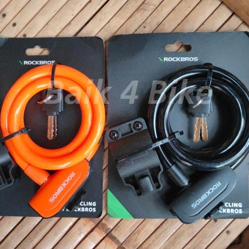Jual Kunci Gembok Sepeda Spiral Polygon Tipe B - Rockbros Hitam - Kota ...