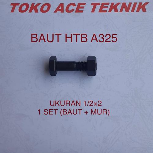 Jual BAUT MUR HTB A325 UKURAN 1/2 X 2 (KUNCI 23) - Kota Tangerang ...