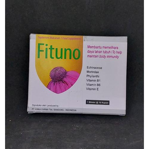 Jual FITUNO BLISTER 10 KAPLET / SUPLEMEN DAYA TAHAN TUBUH - Kota ...
