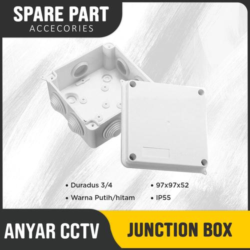 Jual WHITE JUNCTION BOX WATERPROOF / DURADUS CAMERA CCTV 3/4 inch ...