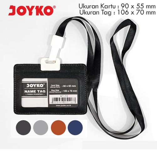 Jual ID Card Holder Name Tag holder Tempat ID Card Kulit LANDSCAPE ...