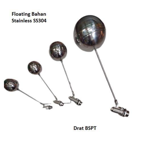 Jual Floating Valve Tangki / Pelampung Tangki Stainless SS 304 - 1/2 ...