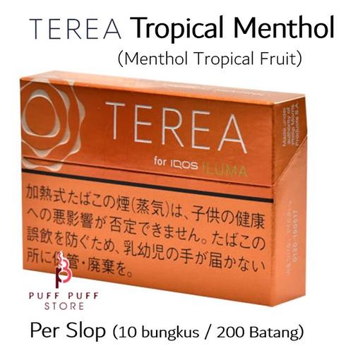 Jual Terea TROPICAL MENTHOL JEPANG (utk ILUMA), per SLOP (10 Bungkus ...
