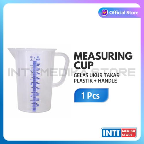 Jual GREEN LEAF - Measuring Cup Gelas Ukur Takar Plastik + Handle ...
