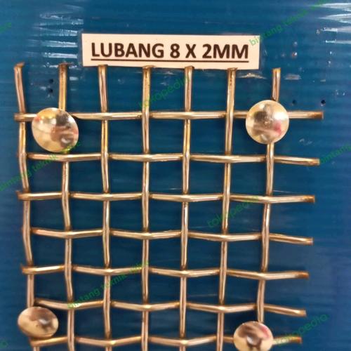 Jual wire mesh stainless 8mm x 8mm x 2mm x 1 meter kawat mesh stainless ...