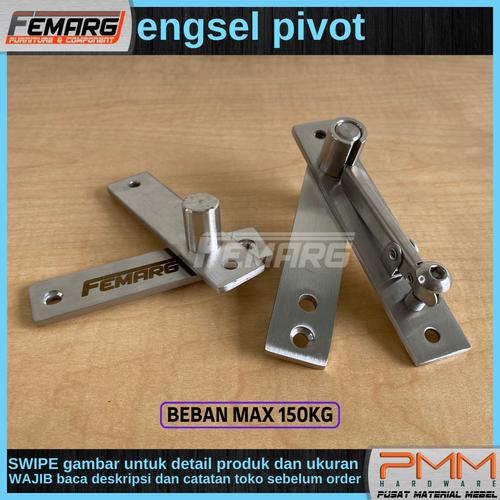 Jual ENGSEL PIVOT PINTU KAYU FELTERRE | STAINLESS STEEL ASLI | LOAD ...