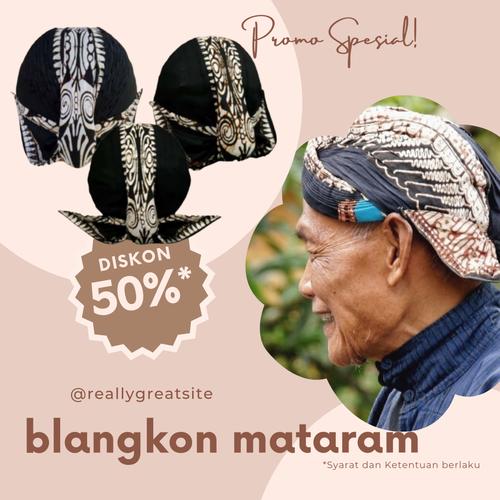 Jual blankon jogja mataram alusan -blangkon motif papua-blangkon cuci ...