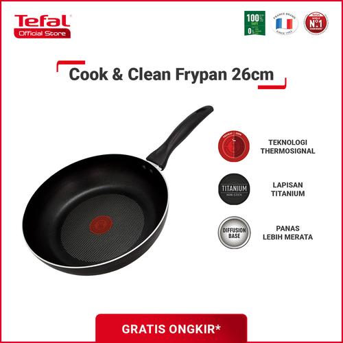 Promo Tefal Cook & Clean Frypan 26cm Wajan Anti Lengket - Kab. Tangerang - Tefal Indonesia ...