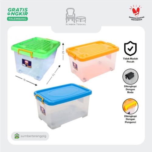 Jual Kotak Penyimpanan Serbaguna Container Box Shinpo Sky CB 45 liter ...