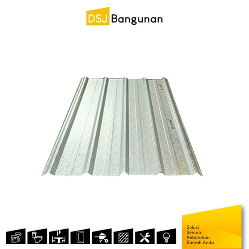 Jual Seng Alcan Atap Alkan gelombang Tunggal Abadi 0.35 0.45 - Tunggal ...