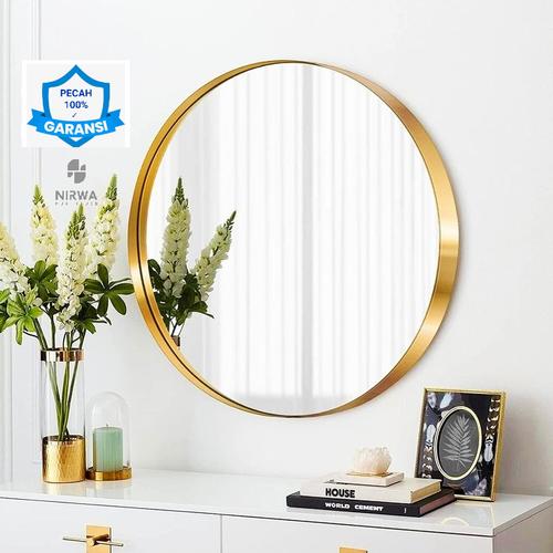 Jual CERMIN BULAT BESI GOLD 50 CM / CERMIN BULAT BESAR - Kab. Jepara ...