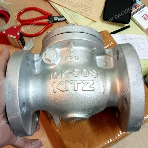 Jual Check Valve Kitz 1-1/2" inch Jis 10K DN 40 / Klep Tabok Kitz FC ...