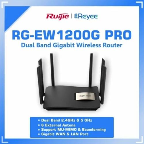 Jual Wireless Router Ruijie 1300M Dual Band Gigabit RG EW1200G EW 1200 ...