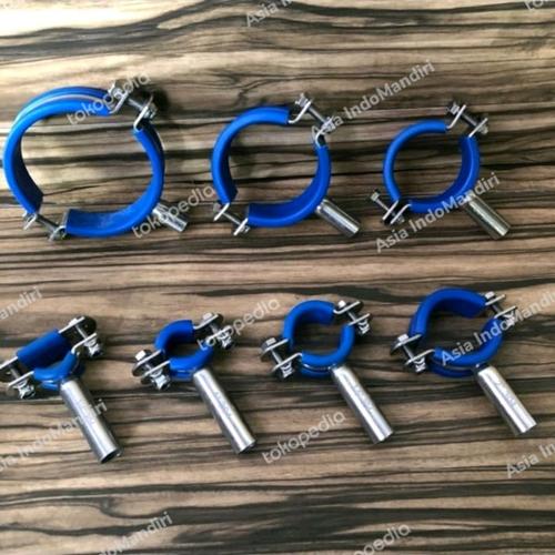 Jual Clamp Pipa Holder Ss304 3/4" inch/Clamp Holder Pipa Sanitary ...