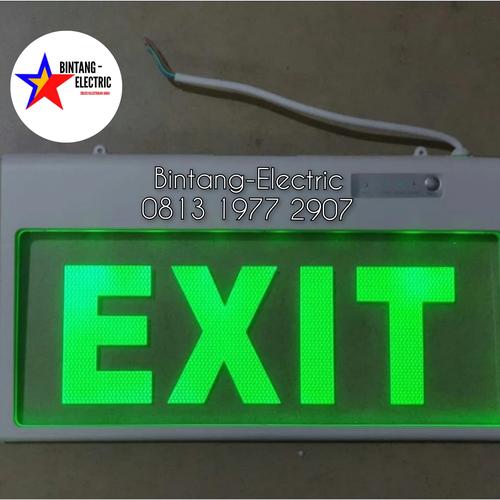 Jual Lampu Petunjuk EXIT / Lampu Sign / Lampu EXIT LED Tipe Tulisan ...
