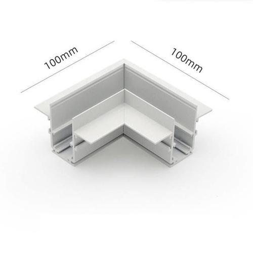 Jual White Corner Connector Track Magnetic System / Konektor Sudut ...