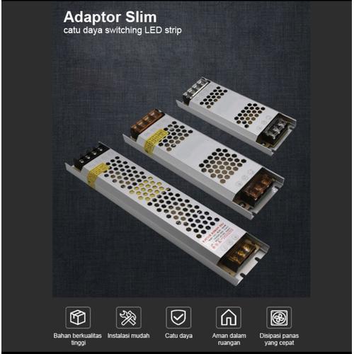 Jual Power Supply Slim 12V 60W/ 12V 100W/ 12V 150W/ 12V 200W/300W/400W ...