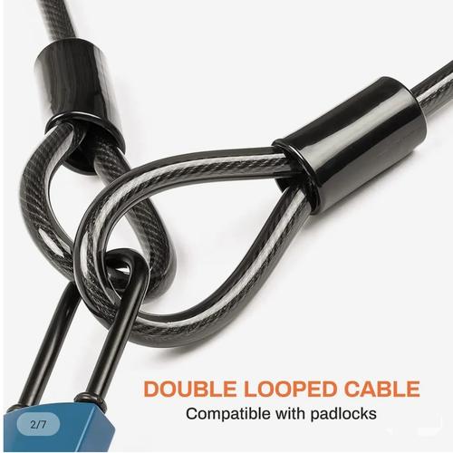 Jual Sling Baja Pengaman Sepeda / Flexible Kunci Sepeda / Universal ...