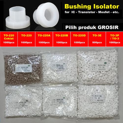 Jual Grosir 1 Pack Bushing Power Transistor Mosfet Ring Nylon Isolator ...
