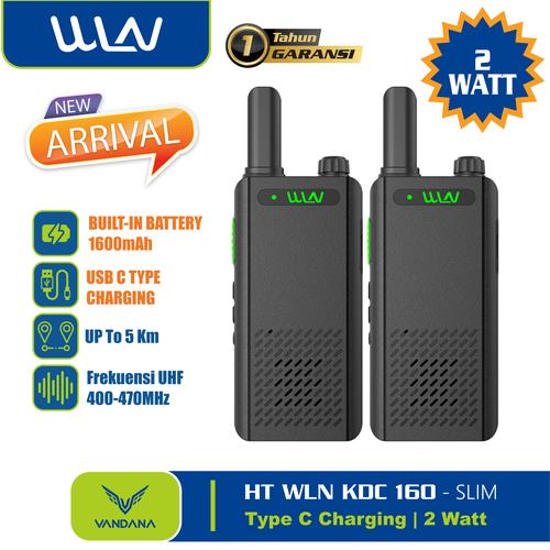 Jual HT WALKIE TALKIE WLN KDC160 / KD C160 UHF 400-470 MHz - Jakarta ...