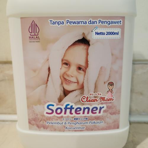 Jual Clean Mom Detergent/Softener/Clean Mom/Pewangi Pakaian/ 2L - PINK ...