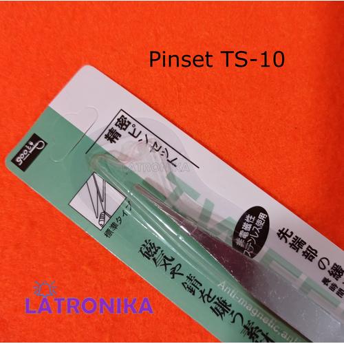 Jual Pinset Elektronik TS-10 Jepitan SMD Jepit Komponen Electronic TS10 ...