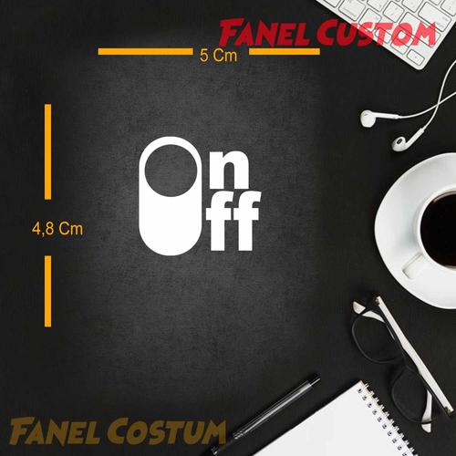 Jual STIKER ON OFF CUTTING STICKER HELM MOTOR LAPTOP - Jakarta Timur ...