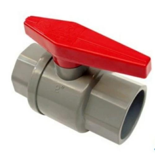 Jual Ball Valve PVC 1" inch Socket Polos Stop Kran Soket Sok Fitting ...