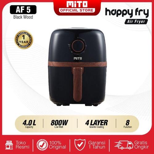 Jual [New Ready] Af5 Digital Air Fryer Mito Af5 Digifry 4 Liter Digifryer - Putih, Free Bubble ...