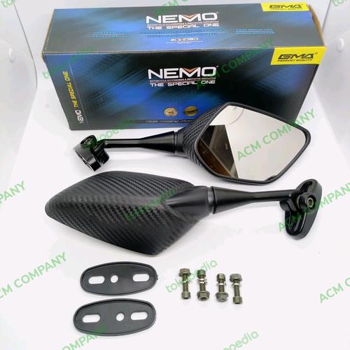 Jual SPION NEMO KACA BENING CEMBUNG BUAT NINJA 250 FI - 250 KARBU - RR ...