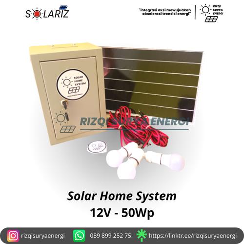 Jual Paket PLTS Solariz 12V/50Wp | Solar Home System - Kab. Kudus ...