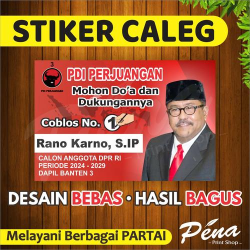 Jual Stiker Caleg / Cetak Sticker Caleg Partai / Parpol / Pemilu ...