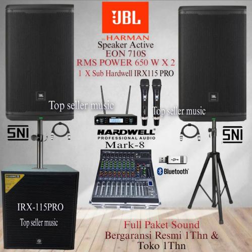 Jual Paket Sound System Aktif Speaker JBL EON710S 10 Inch SUB IRX 115 ...
